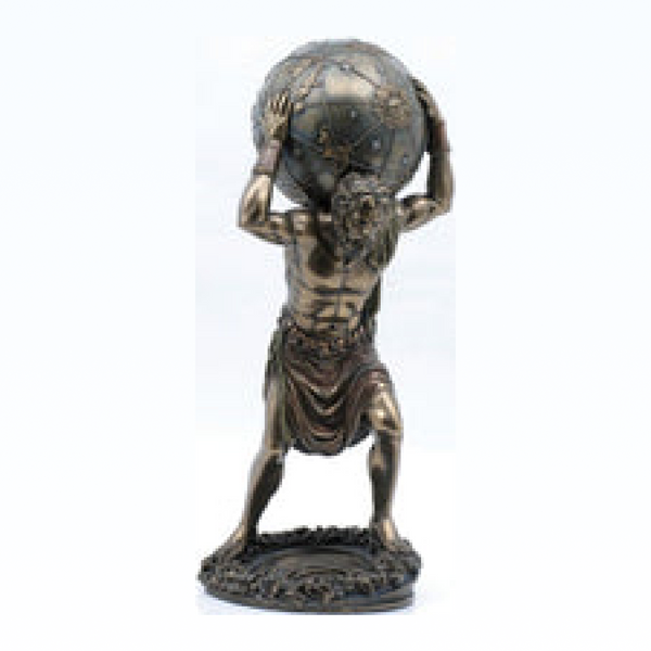 Atlas Statue – Cold Cast Bronze – Symbol of Strength and Perseverance ...