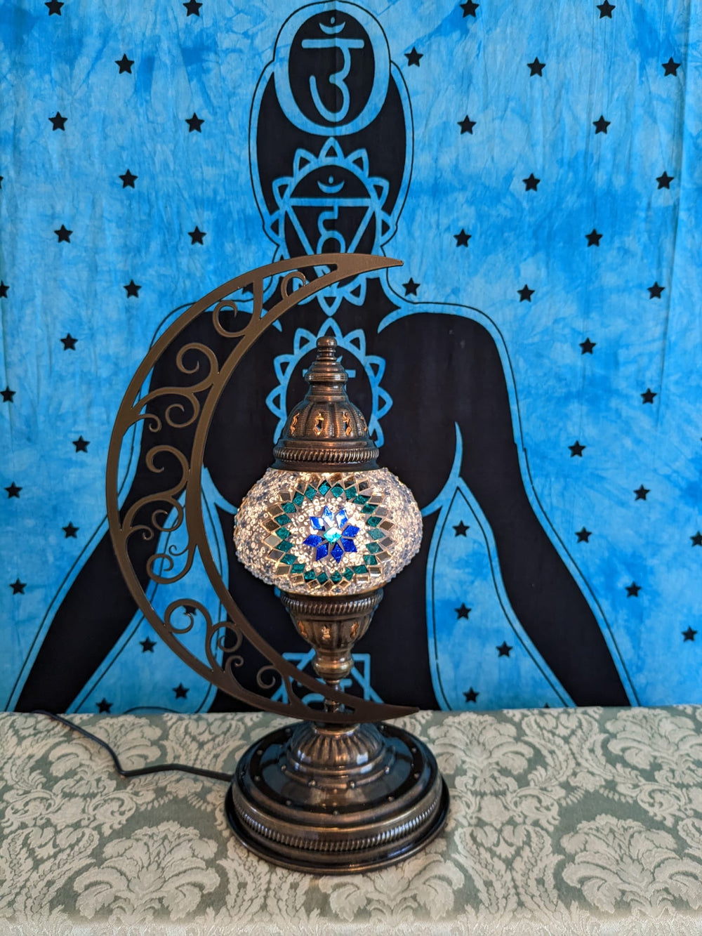 ISTANBUL CRESCENT MOON LAMP | TURKISH LIGHT | MOSAIC LAMP – WorldTrendz