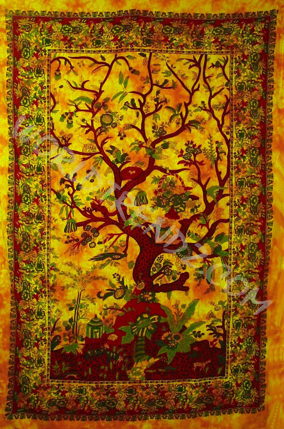 SPRING TREE OF LIFE TAPESTRY | WALL ART | HOME DECOR – WorldTrendz